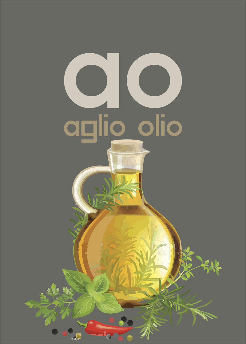 Aglio Olio, Herb & Garlic Olive Oil, 250g – Wheaty | wheat.heat.eat.